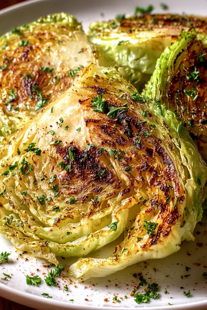 Oven Roasted Garlic Cabbage Steaks – Rachael Recipes