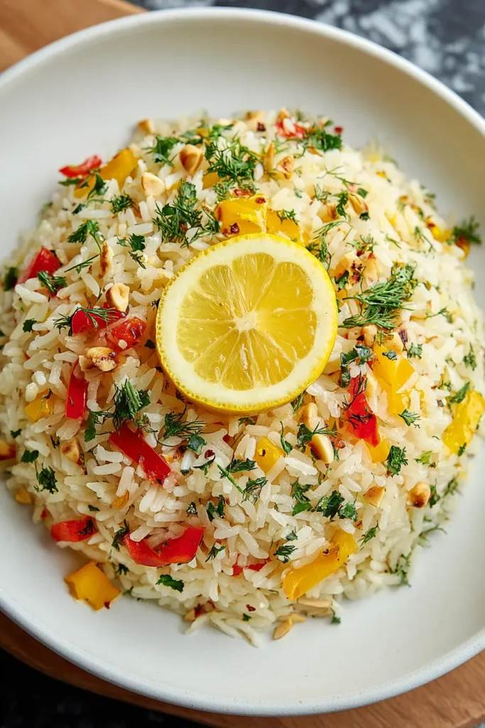 Zesty Mediterranean Lemon Rice Pilaf – Rachael Recipes