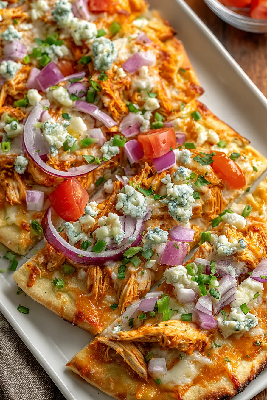 Buffalo Chicken Flatbread – Rachael Recipes