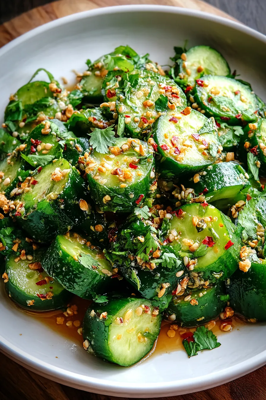 Refreshing Crunchy Asian Cucumber Snack – Rachael Recipes