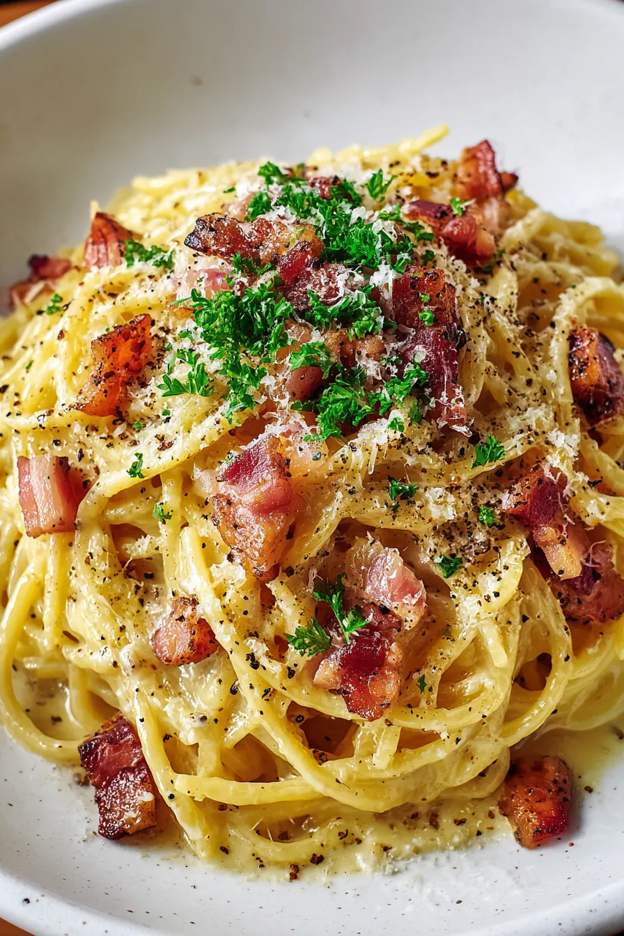 Creamy Bacon Carbonara Pasta – Rachael Recipes
