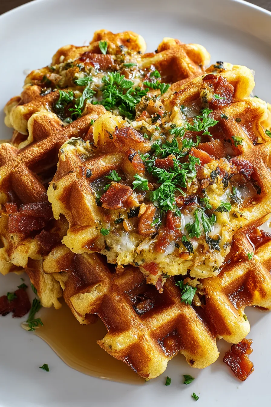 Stove Top Stuffing Waffles – Rachael Recipes