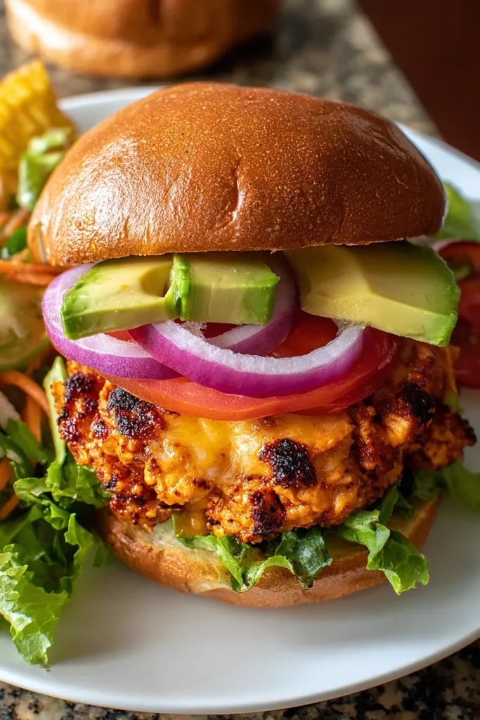 Bold and Spicy Chipotle Chicken Burger – Rachael Recipes
