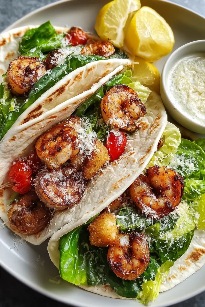 Grilled Shrimp Caesar Wraps – Rachael Recipes