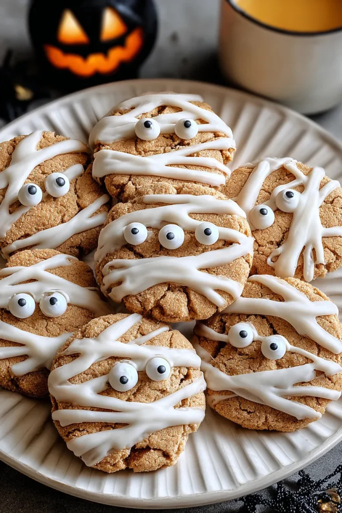 Spooky Spiced Halloween Mummy Cookies – Rachael Recipes