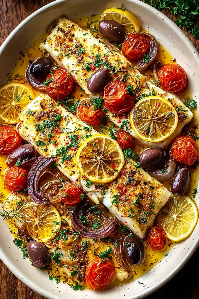 Mediterranean Baked Fish – Rachael Recipes