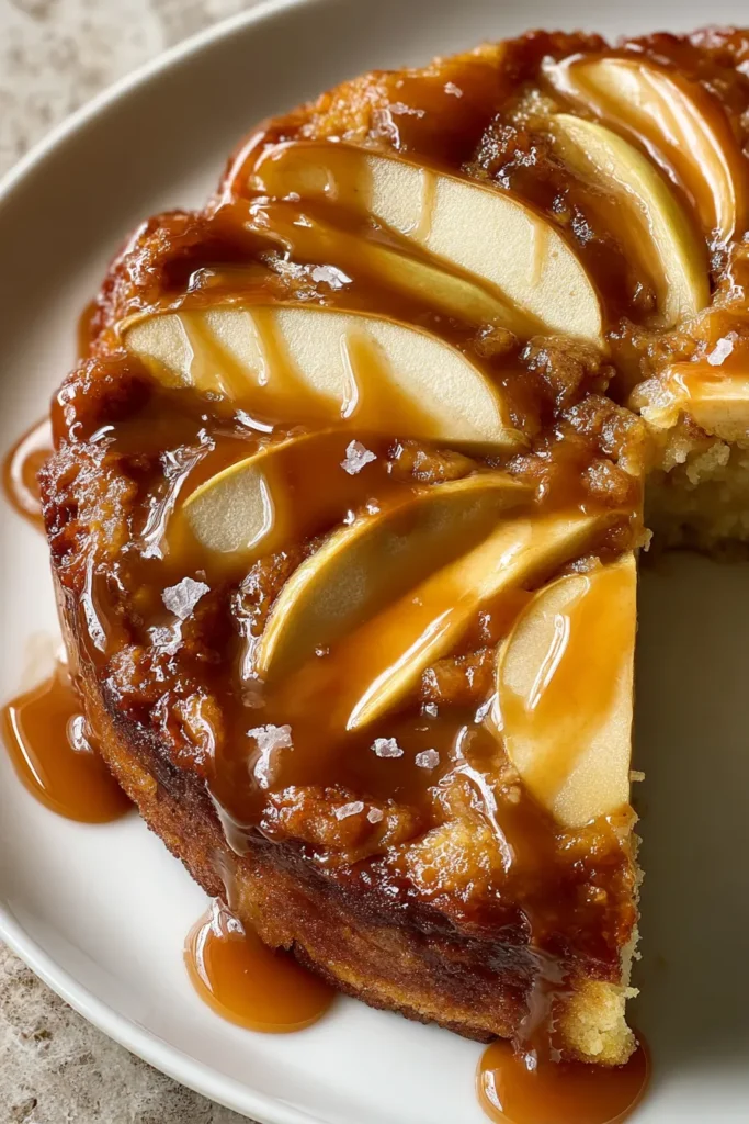 Salted Caramel Apple Pudding Cake – Rachael Recipes
