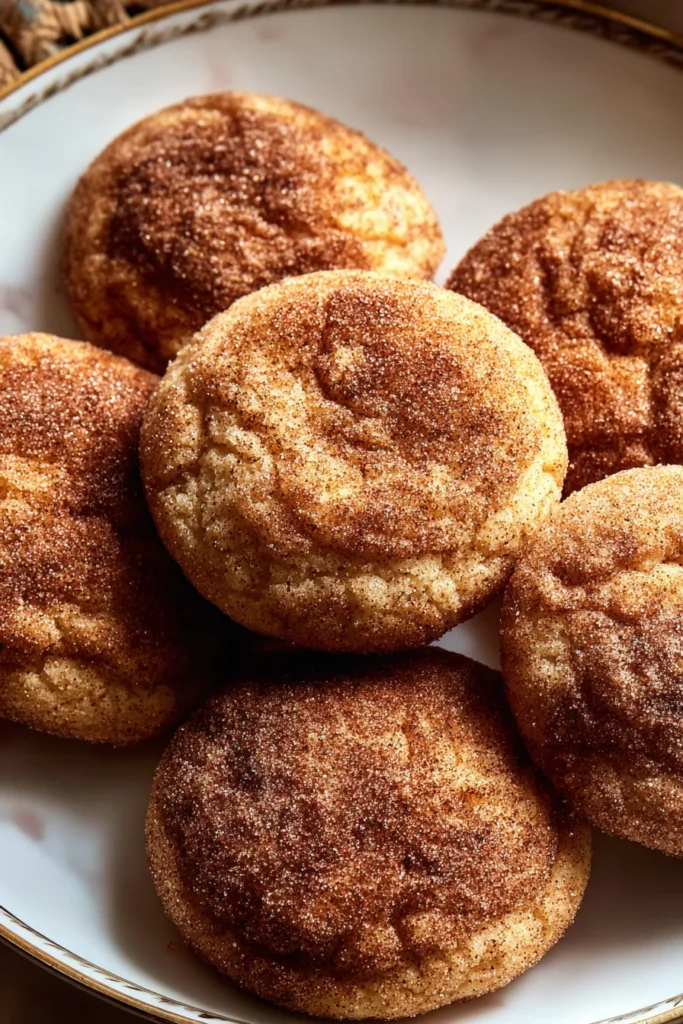 Delightfully Chewy Classic Snickerdoodles with Cinnamon Sugar Coating ...