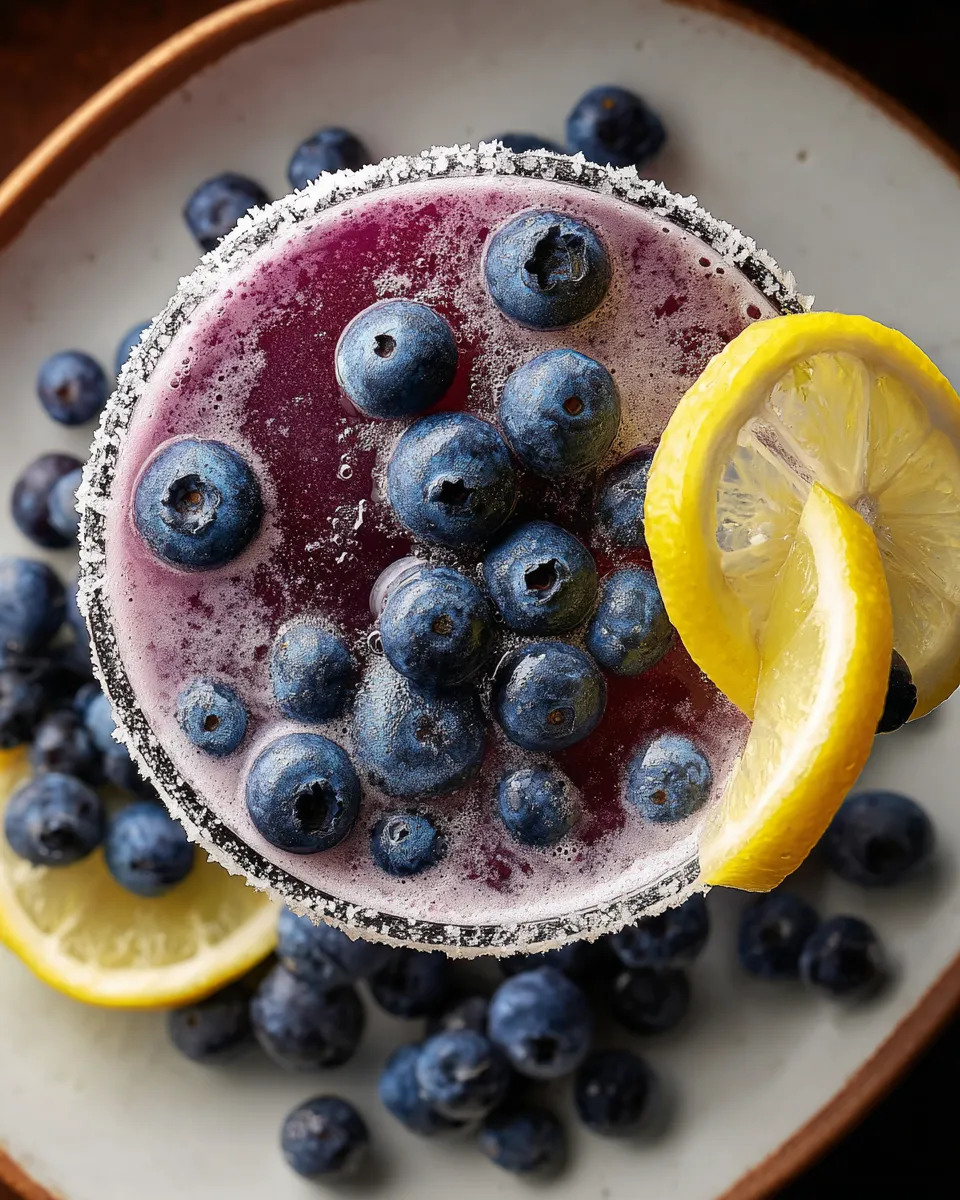 Blueberry Snow Martini Cocktail – Rachael Recipes