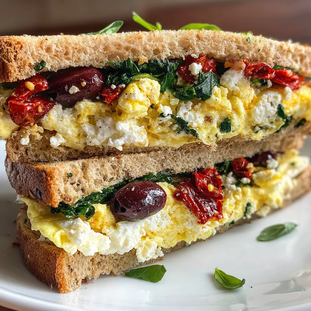 Mediterranean Breakfast Sandwich – Rachael Recipes