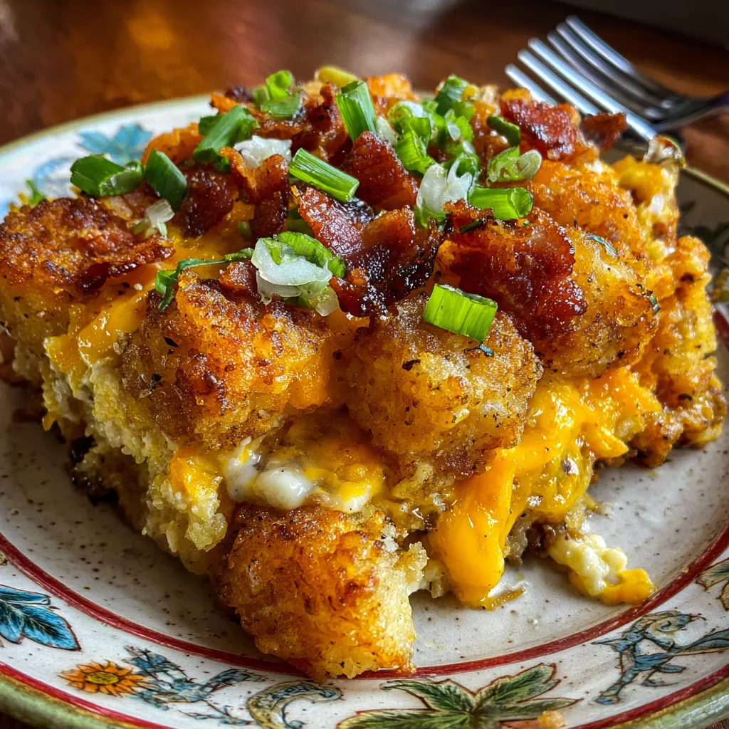 Cracked Out Tater Tot Breakfast Casserole – Rachael Recipes
