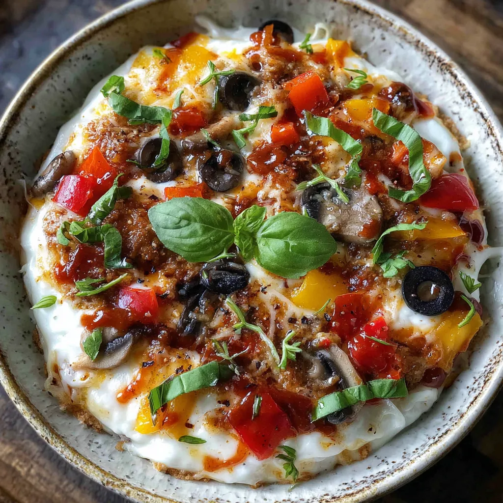 Cottage Cheese Pizza Bowl – Rachael Recipes