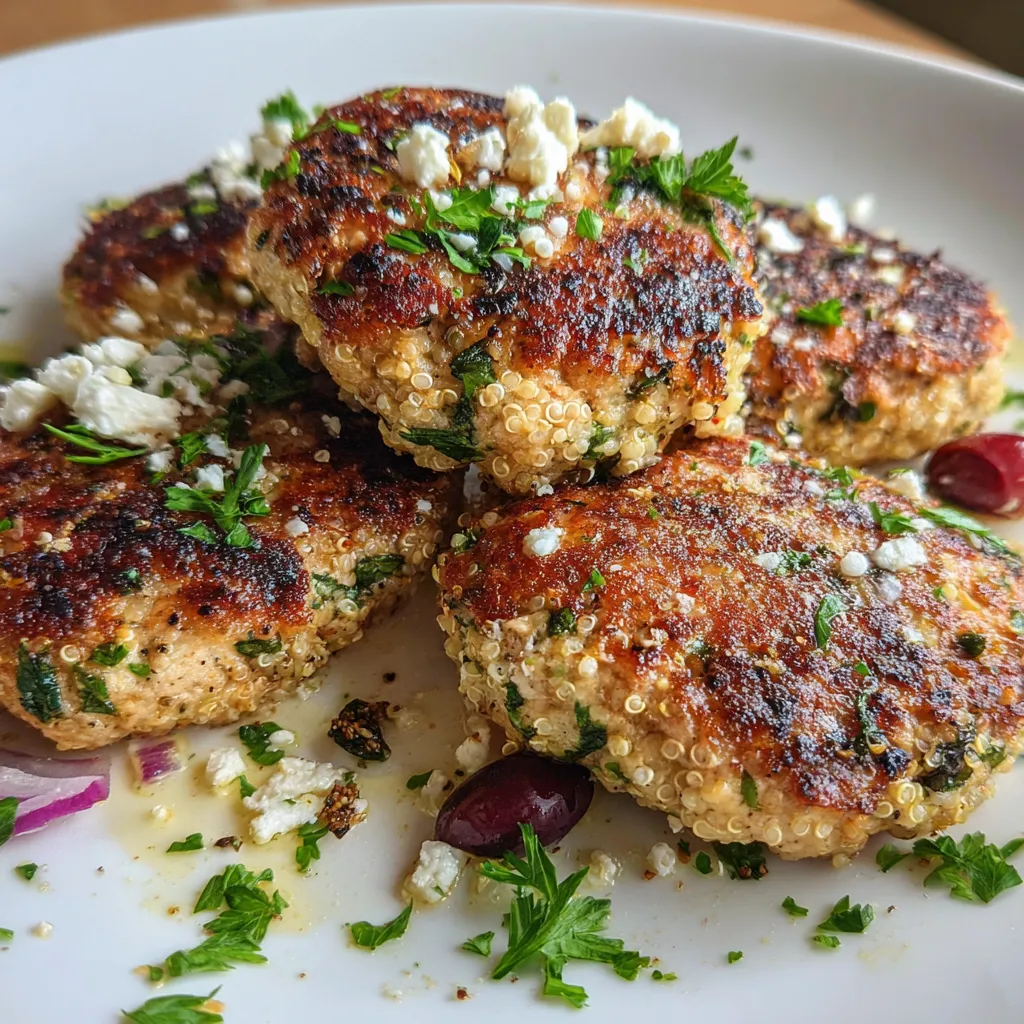 Mediterranean Chicken Patties – Rachael Recipes
