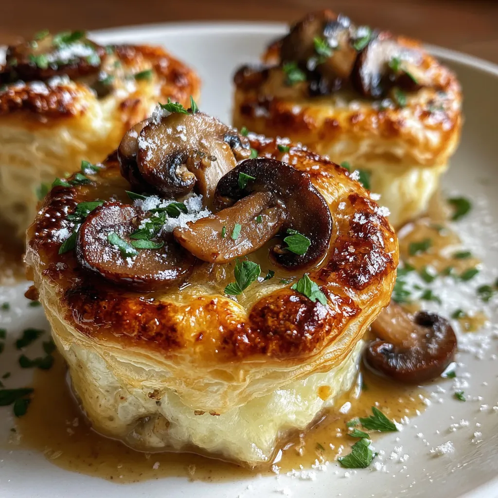 Mini Mushroom & Gruyère Pot Pies – Rachael Recipes