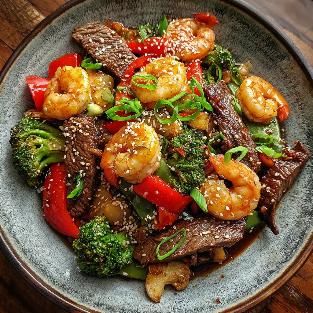 High-Protein Steak and Shrimp Stir-Fry – Rachael Recipes