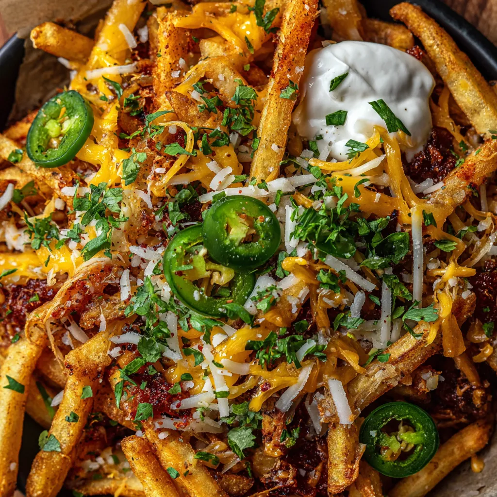 Crispy Cheesy Spicy Loaded Fries – Rachael Recipes