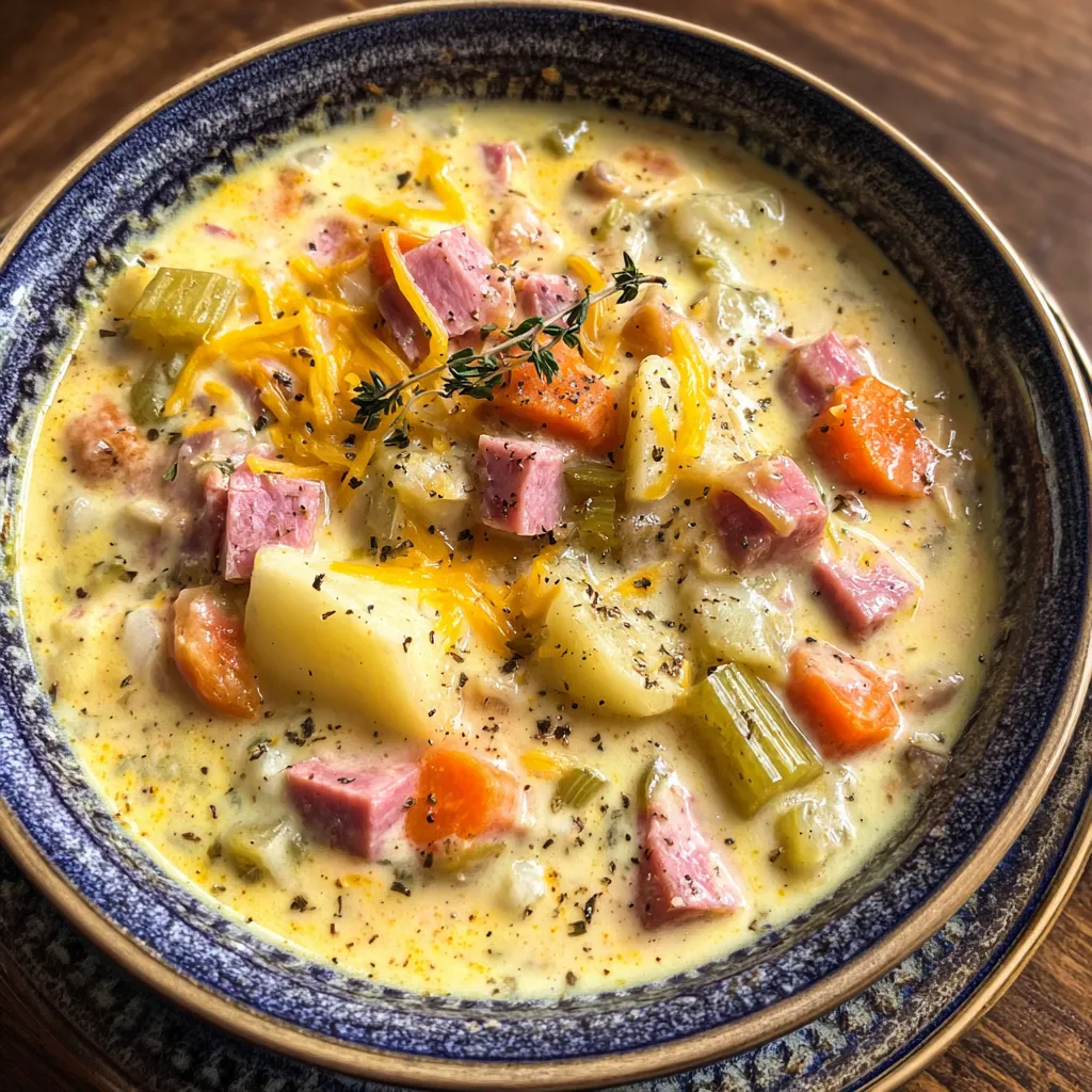 Cheesy Ham Chowder – Rachael Recipes
